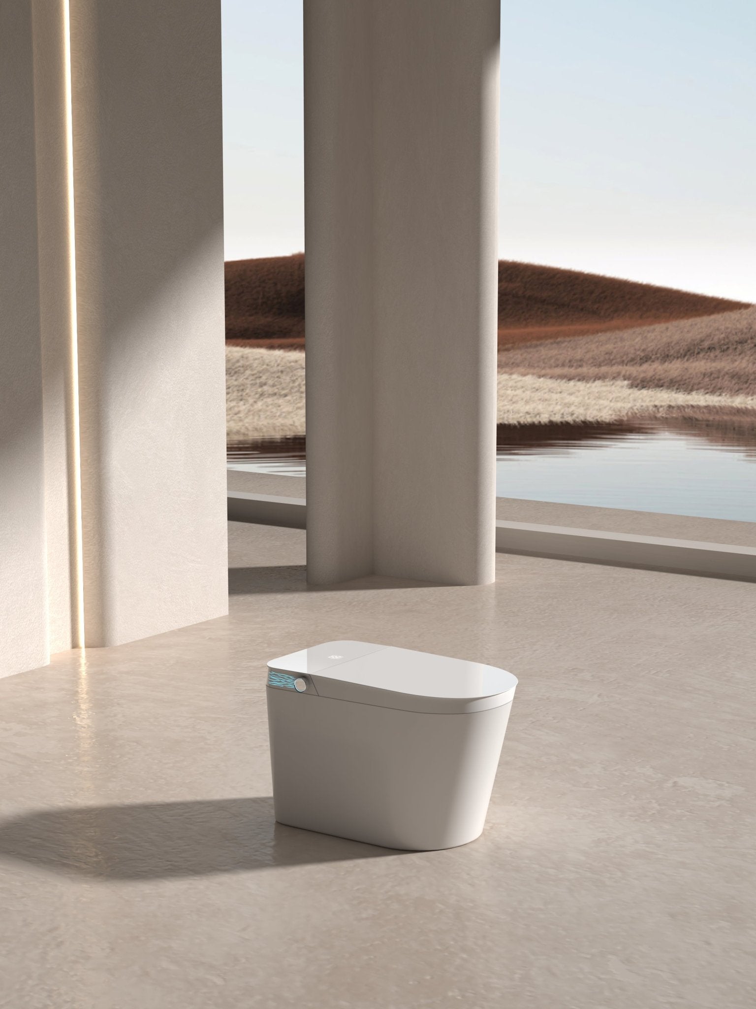 LuxFresh® U-Shape Smart Toilet UK | Bidet, Heated Seat & Dual Filter ...